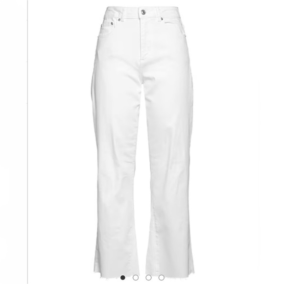 Maje | Jeans | Maje White Denim Jeans High Waist Wide Leg Sz | Poshmark